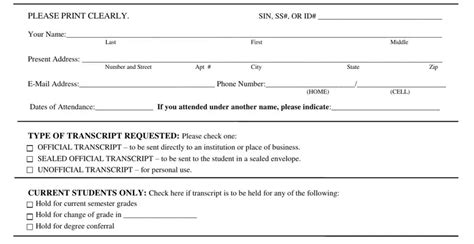 Image result for How to Fill Du Transcript Form