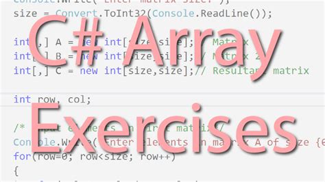 Image result for C# Array Tutorial Array