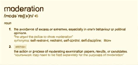 Image result for Moderation Explained Simple