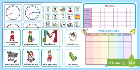 Image result for Sen Visual Timetable