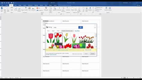 Image result for How to Make Return Address Labels in Word