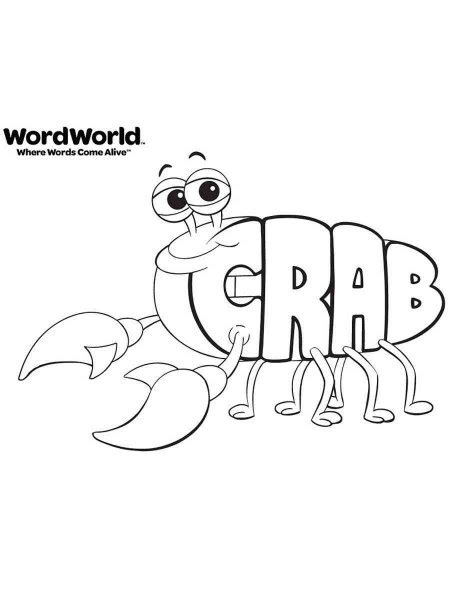 WordWorld coloring pages