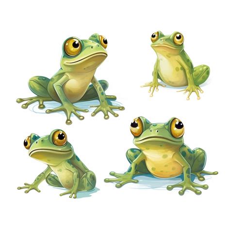 Image result for Frog Cartoon 2D Vector