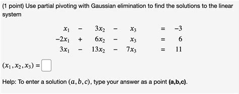 Image result for Partial Pivoting Tutorial