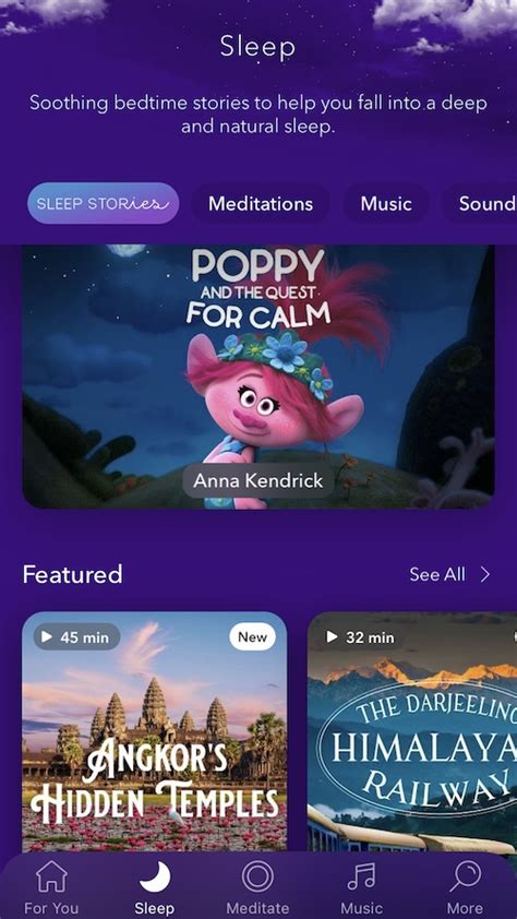 App Review: Calm - Meditation and Sleep Stories ~ mindful.technology