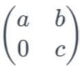 Image result for Upper Triangular Form of a Rectangular Matrix