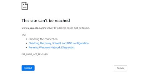 Image result for Error Name Not Resolved