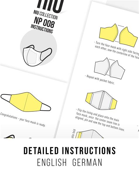 Image result for Printable Face Mask Sewing Pattern PDF