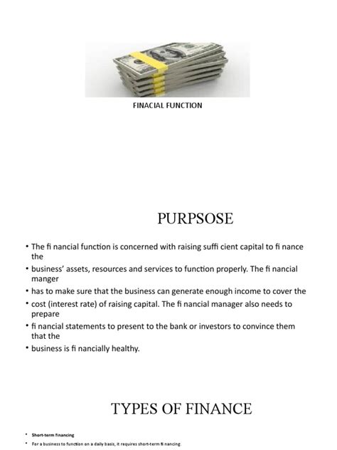 Image result for Financing Function