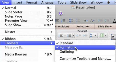 Image result for PowerPoint Tools Menu