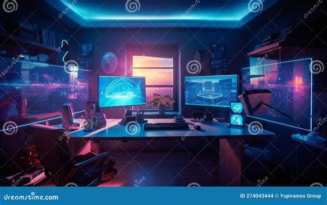 Image result for Futuristic Computer Lab