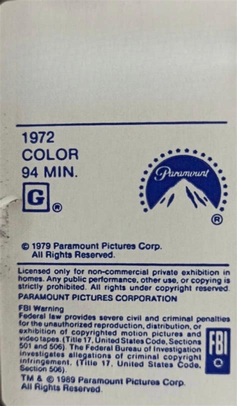 Image result for Paramount VHS Sticker Label