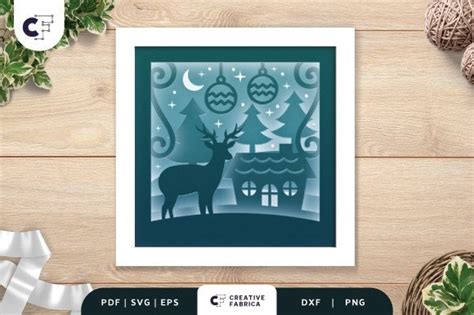 Image result for Reindeer Shadow Box Tutorial
