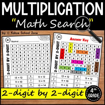 Image result for 4th Grade Multiplication 2-Digit by 2 Digit