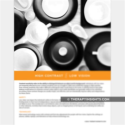 Image result for Low Vision Contrast Chart