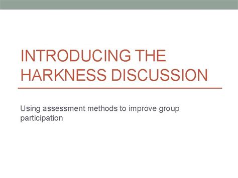 Image result for Harkness Discussion Method