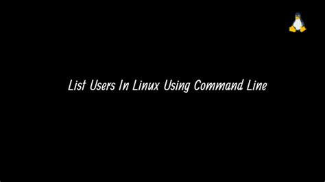 Image result for Users Linux Command