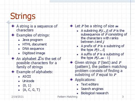 Image result for Pattern Matching of Strings