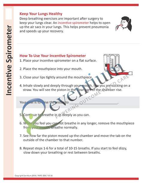 Image result for Incentive Spirometer Instructions