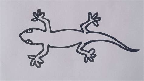 Image result for Simple Line Drawings Lizard