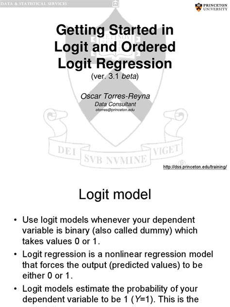 Image result for Order Logit Model