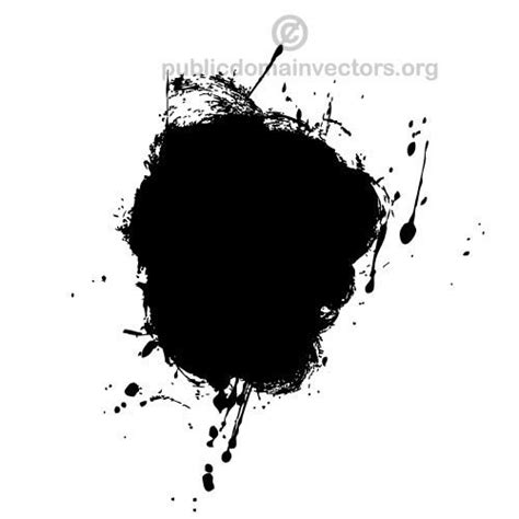 Image result for Black Splatter Vector
