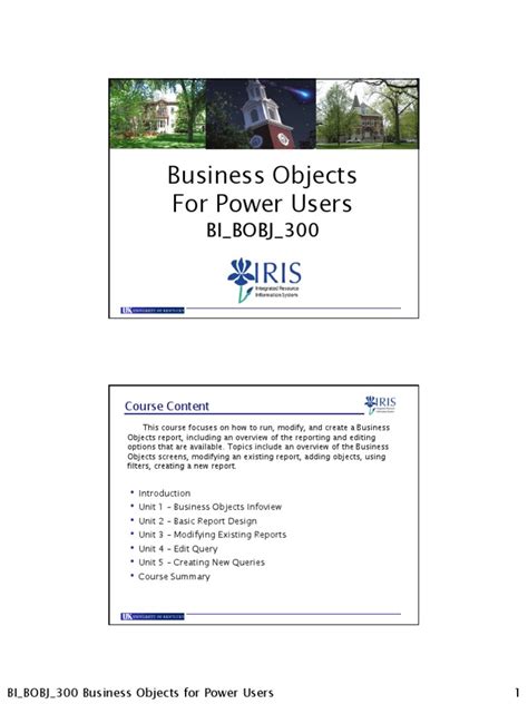 Image result for Business Objects Tutorials PDF