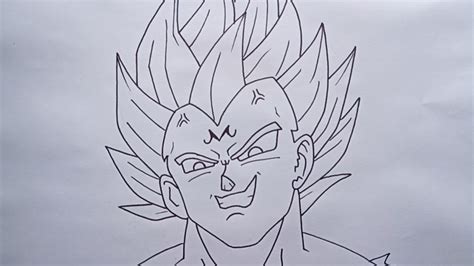 Image result for Tutorial Drawing Vegeta