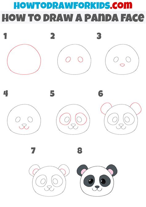 Image result for How to Draw a Panda Tutorial