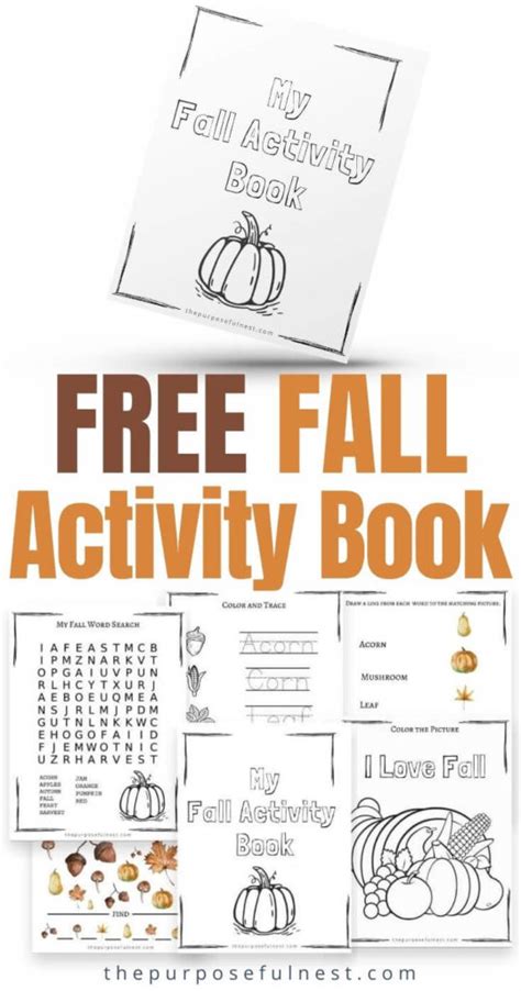 Image result for Free Fall Activity Book Printable