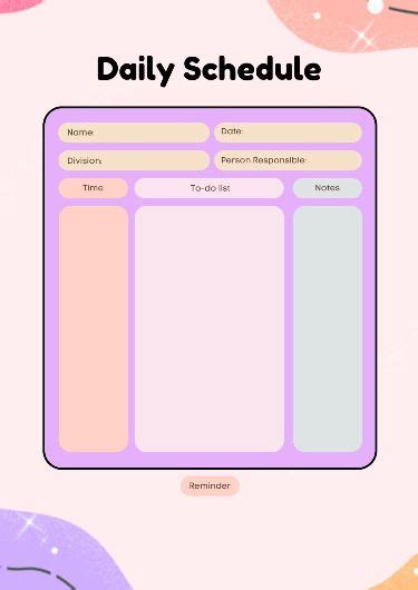 Image result for How to Write Schedule Note Sample