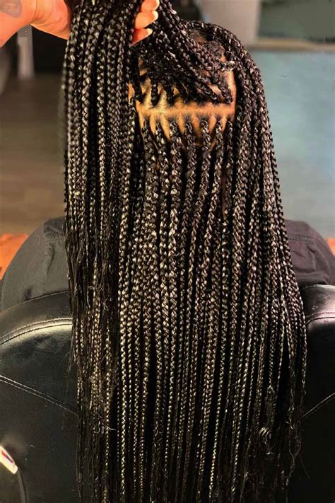 Image result for Small Box Braids