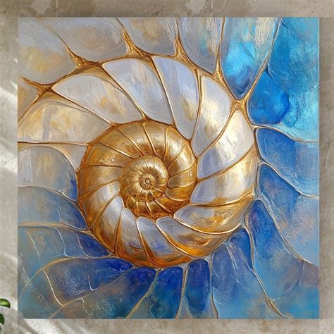 Image result for Nautilus Shell Art