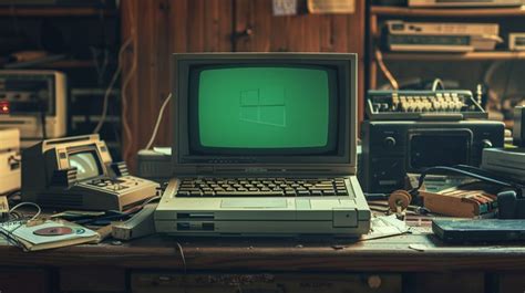 Image result for Old Computer Downloading Files Stock Image
