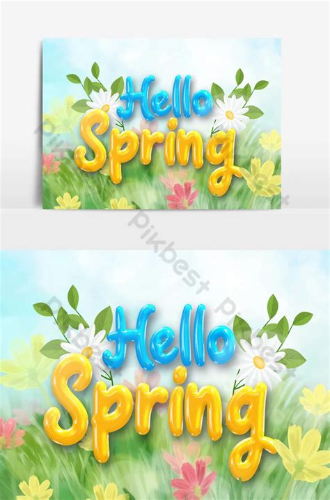 Image result for Hello Spring Text PNG