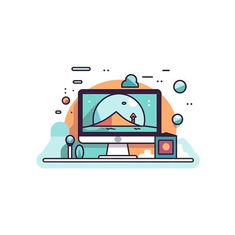 Image result for Computer Vector Simple