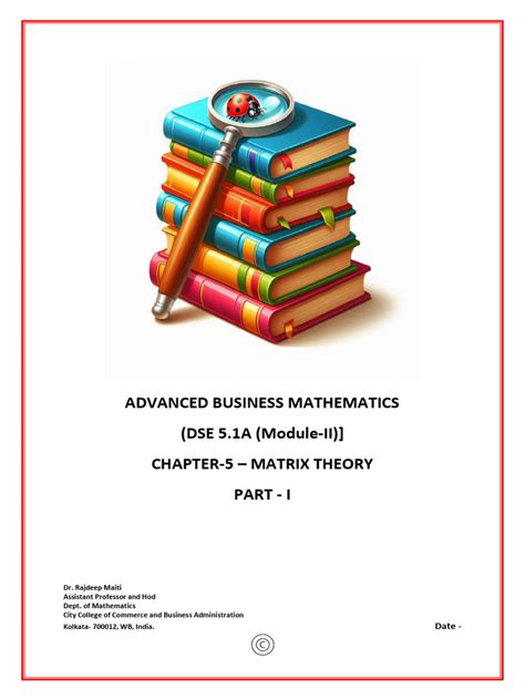 Image result for Matrix Theory Examples