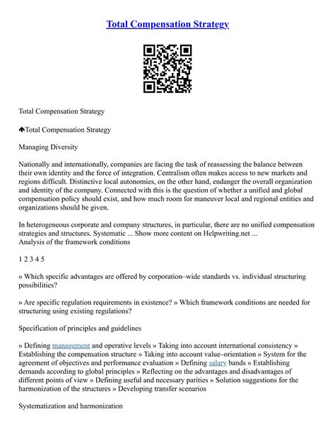 Image result for Total Compensation Strategy