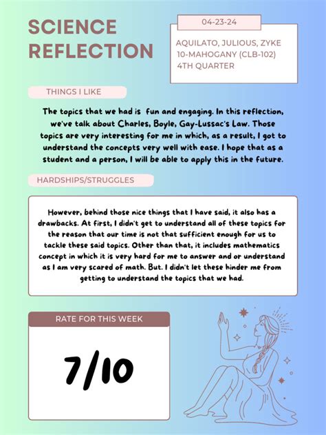 Image result for Example of a Reflection Science