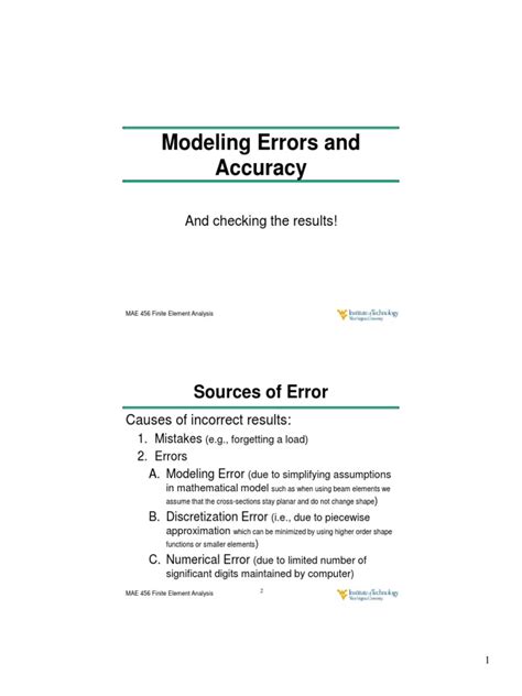 Image result for What Is Modeling Error
