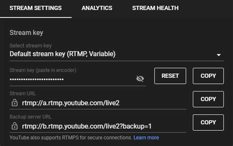 Image result for Stream Key for YouTube
