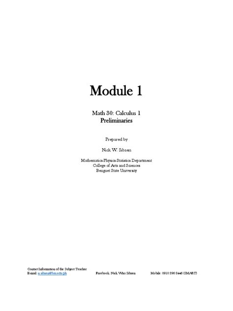 Image result for Calculus 1 Course PDF