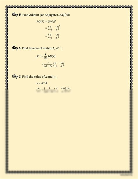 Image result for Inverse Matrix Example 2X2