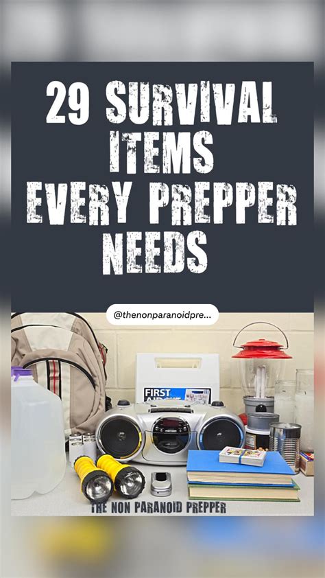 Image result for Prepper Items