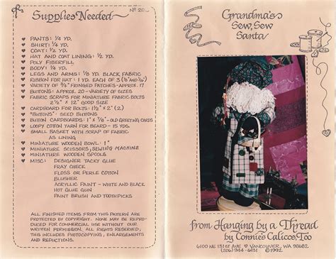 Image result for Santa Doll Patterns