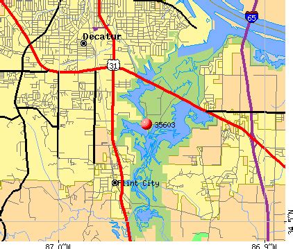 Image result for Decatur Al Zip Code Map