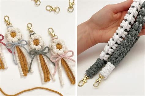 Image result for Macrame Keychain Instructions for Beginners