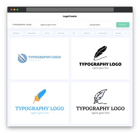 Image result for Typography Logo Design