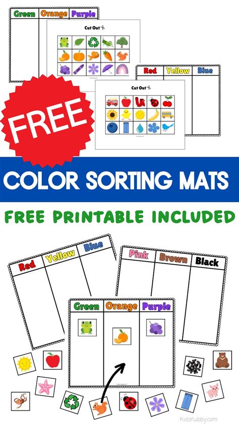 Image result for Color Sorting Activity