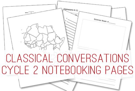 Image result for Classical Conversations Extra Printable Cycle 2